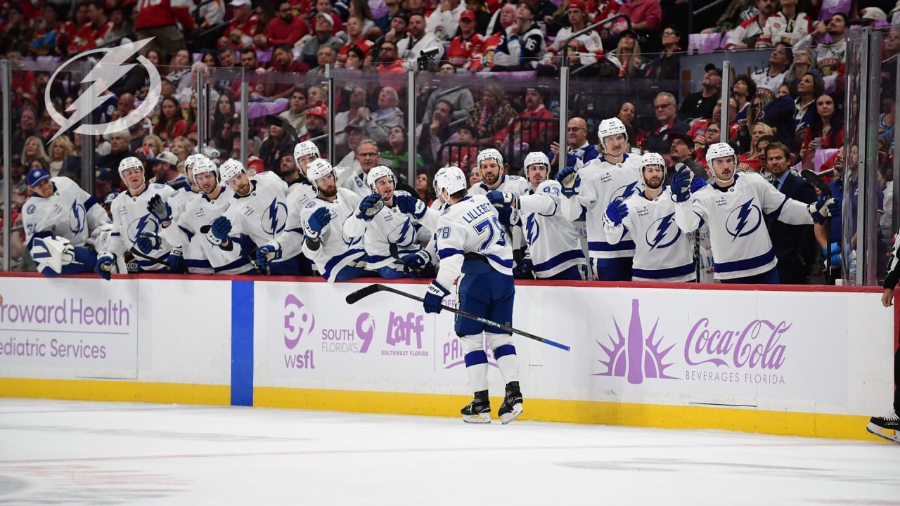 Lilleberg scores off the draw | Tampa Bay Lightning