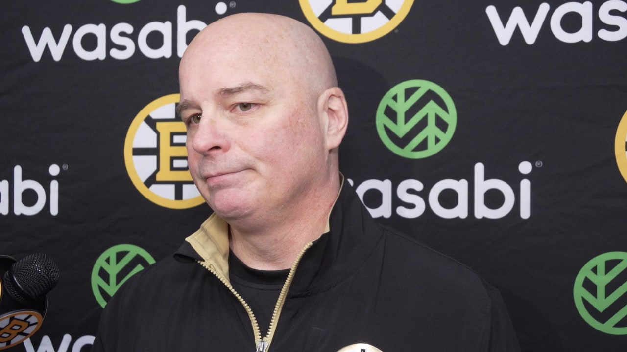 Press Room: Jim Montgomery | Boston Bruins