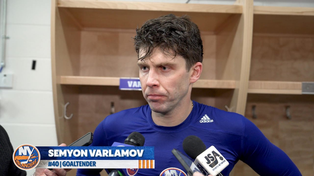 CGY 2 vs NYI 1 (SO): Semyon Varlamov | New York Islanders