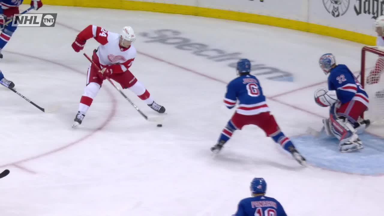 DET@NYR: Kostin scores goal against Rangers | Detroit Red Wings
