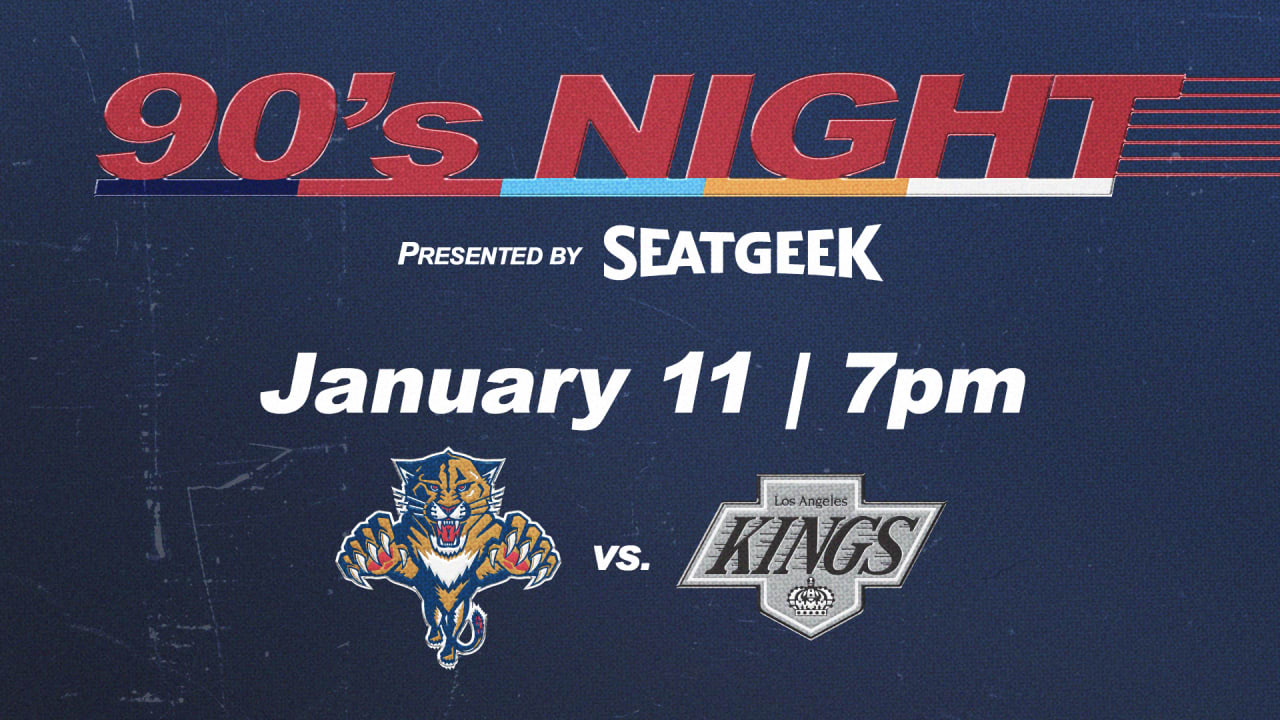 Florida Panthers Begin Three-Part 30th Anniversary Series with ‘90’s ...