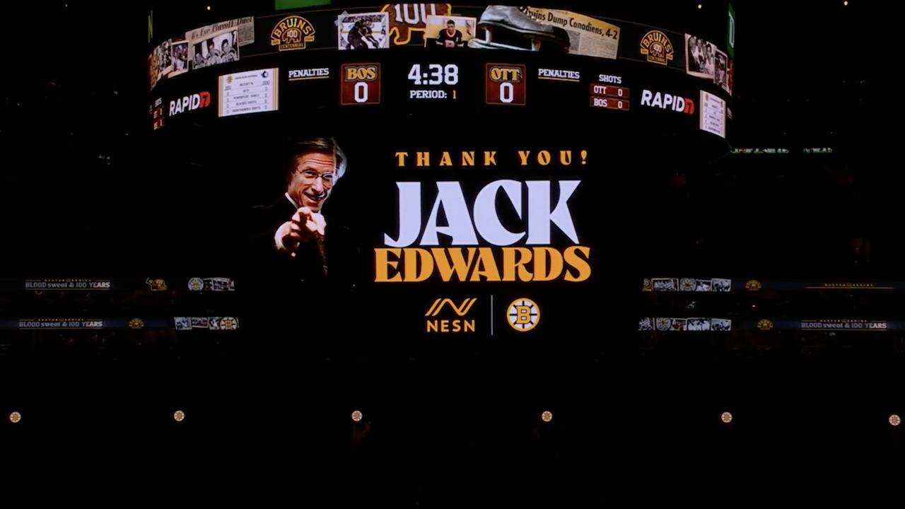 Bruins honor Jack Edwards | NHL.com