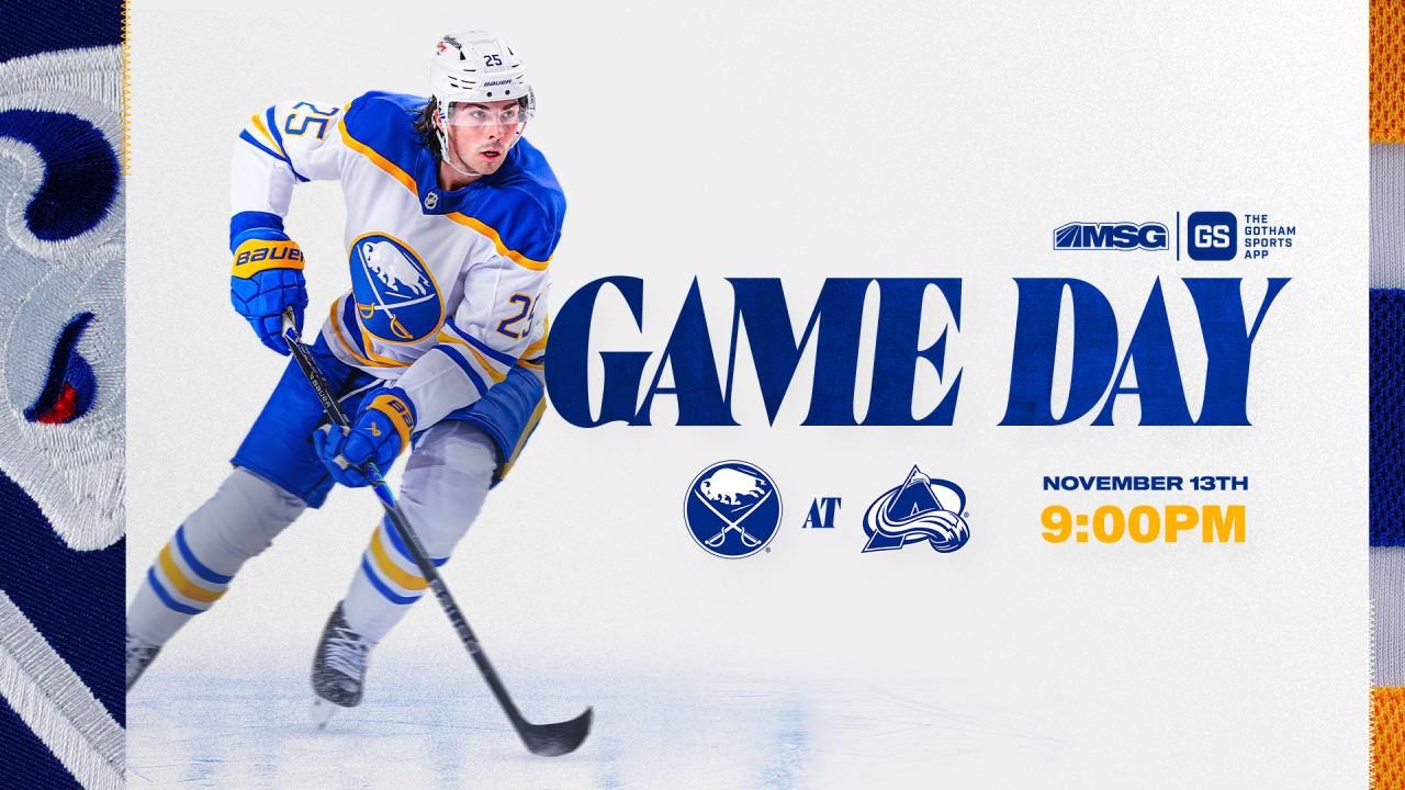 Sabres at Avalanche | How to watch, lineup notes, and storylines ...