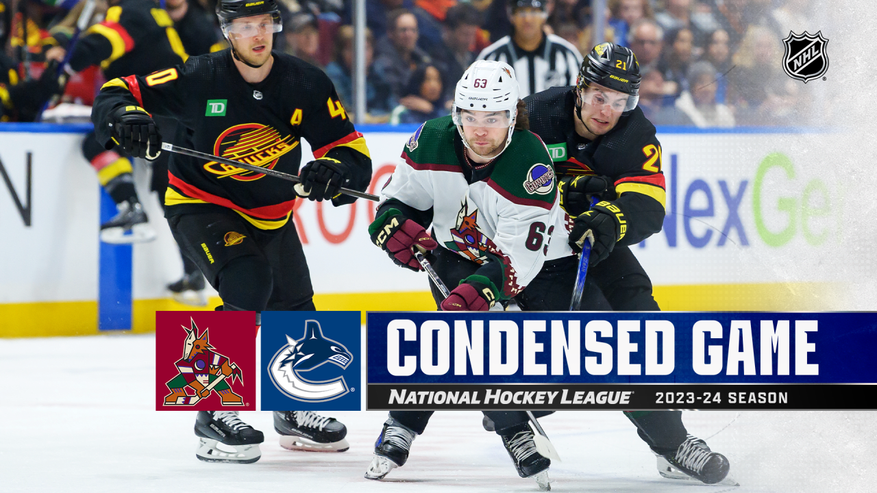 Condensed Game: ARI @ VAN 4.10.24 | NHL.com