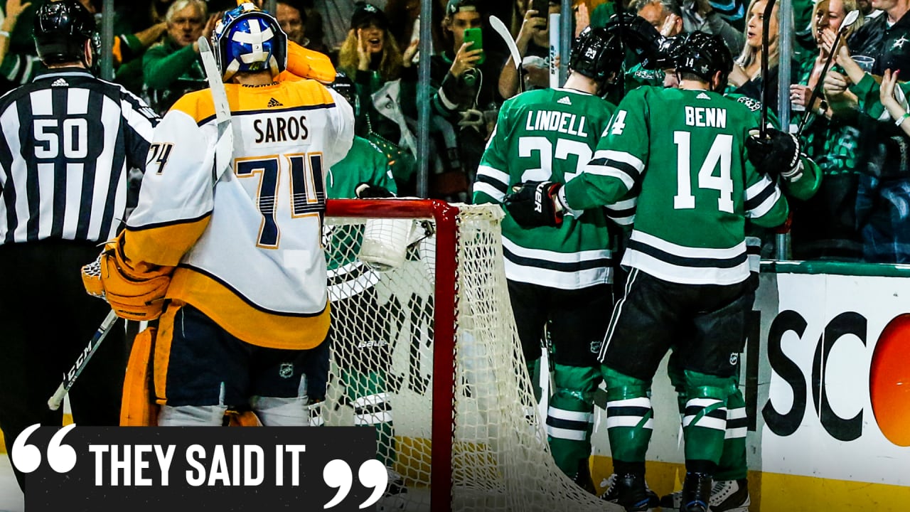 What they're saying: Stars discuss Game 4 rout of Predators | Dallas Stars