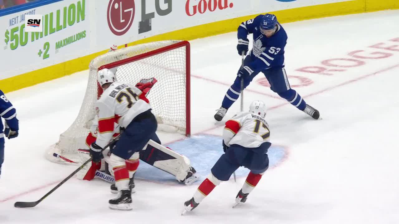 FLA@TOR: Cowan scores goal against Sergei Bobrovsky | Toronto Maple Leafs