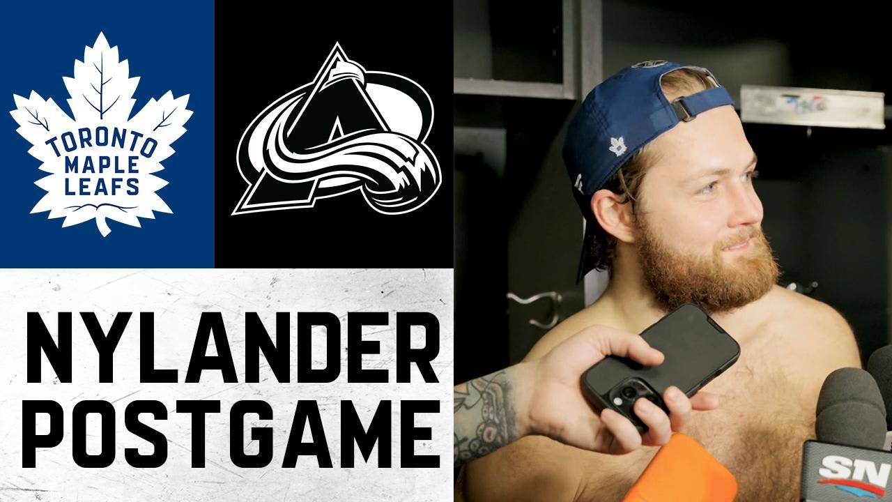 William Nylander | Post Game vs Colorado Avalanche | Toronto Maple Leafs