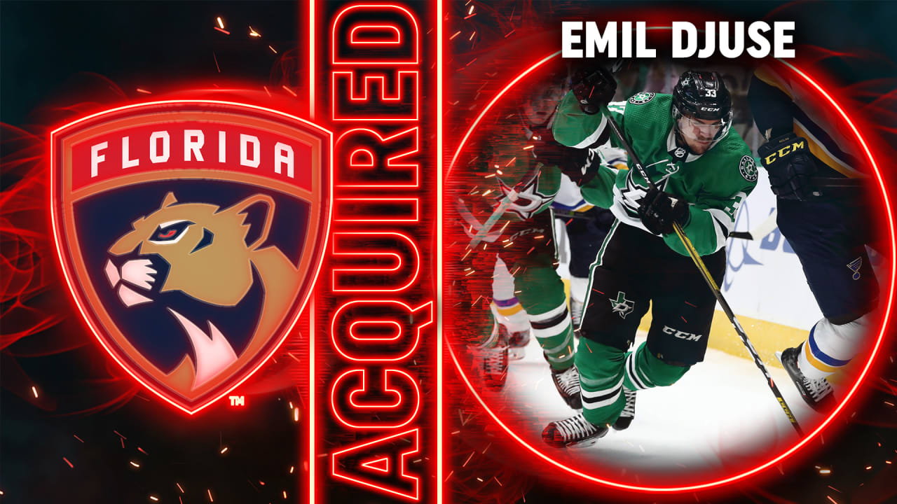 Florida Panthers Acquire Defenseman Emil Djuse From Dallas Stars ...