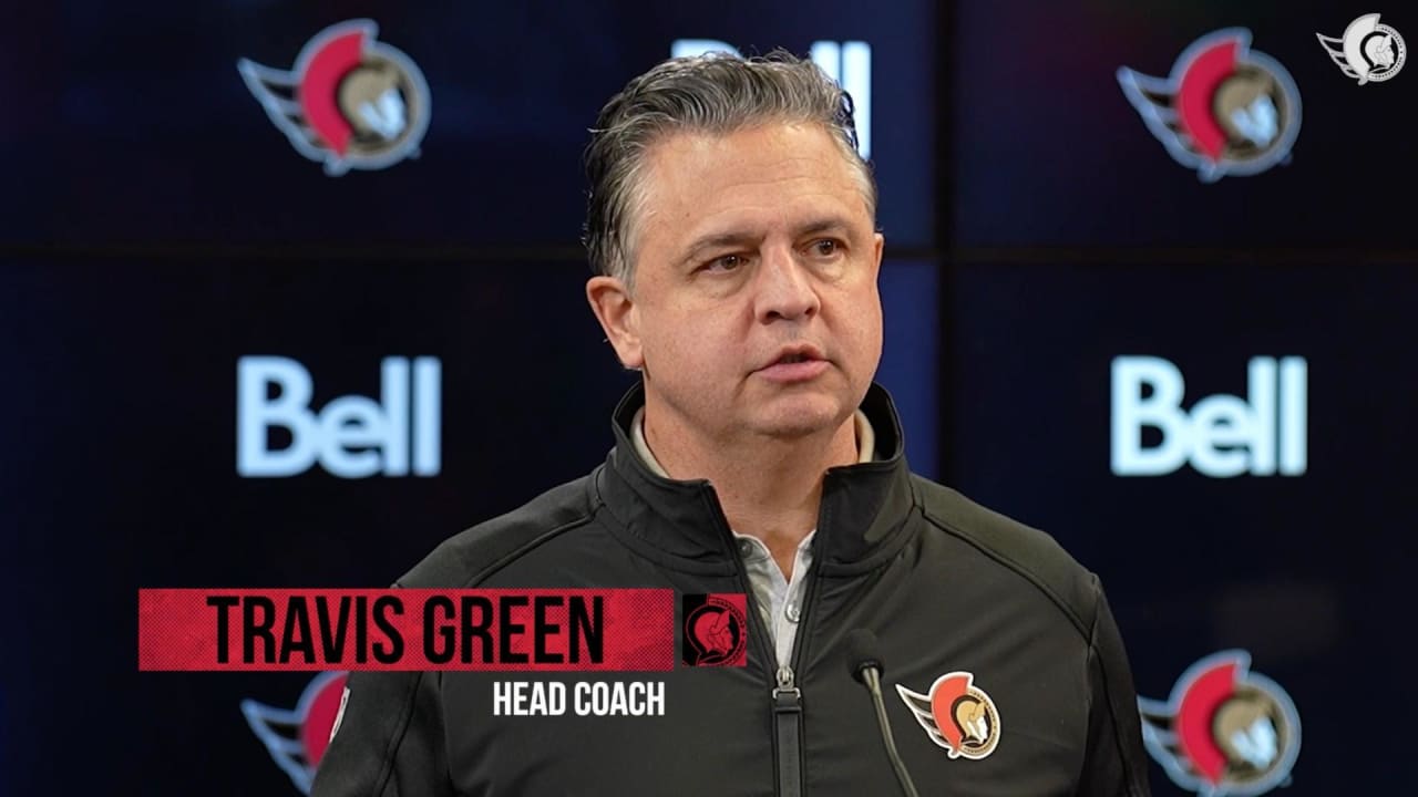 Travis Green dispo médias avant le match contre DET | Sénateurs d’Ottawa