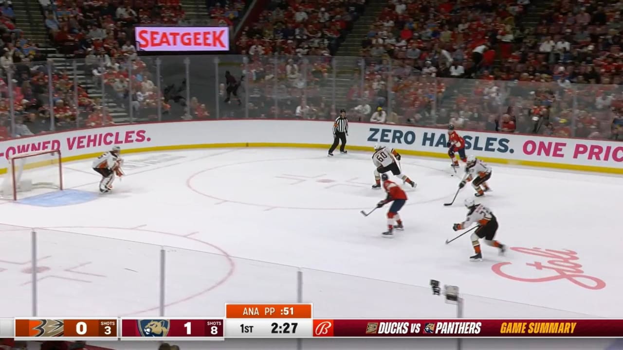 FLA vs. ANA: Reinhart strikes short-handed | Florida Panthers