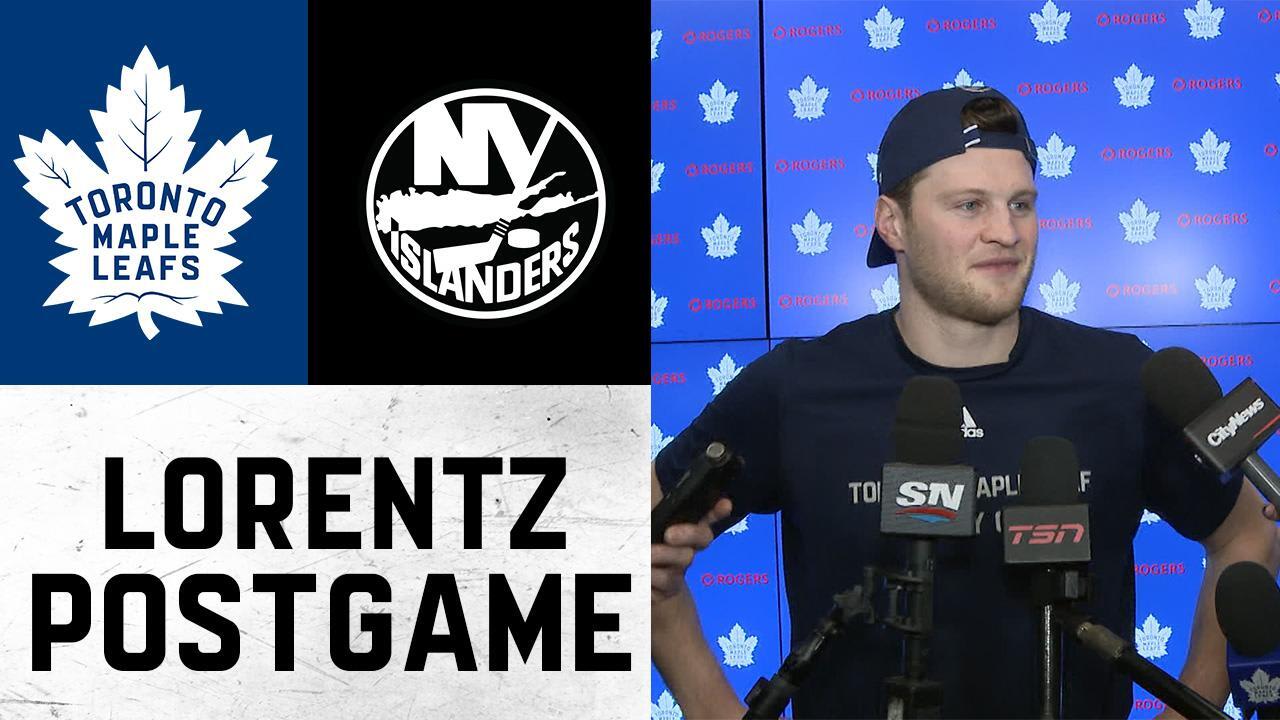Steven Lorentz | Post Game | Toronto Maple Leafs