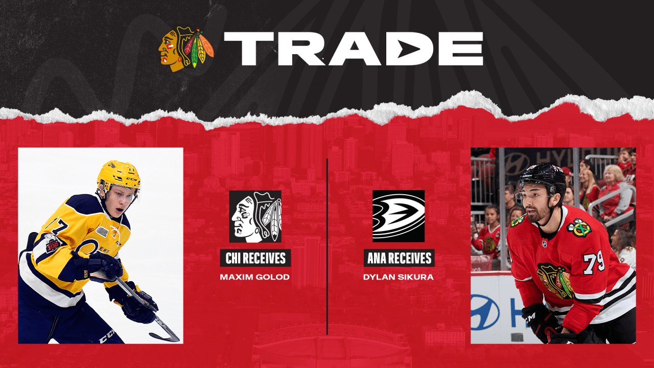 RELEASE: Blackhawks Acquire Maxim Golod from Ducks | Chicago Blackhawks