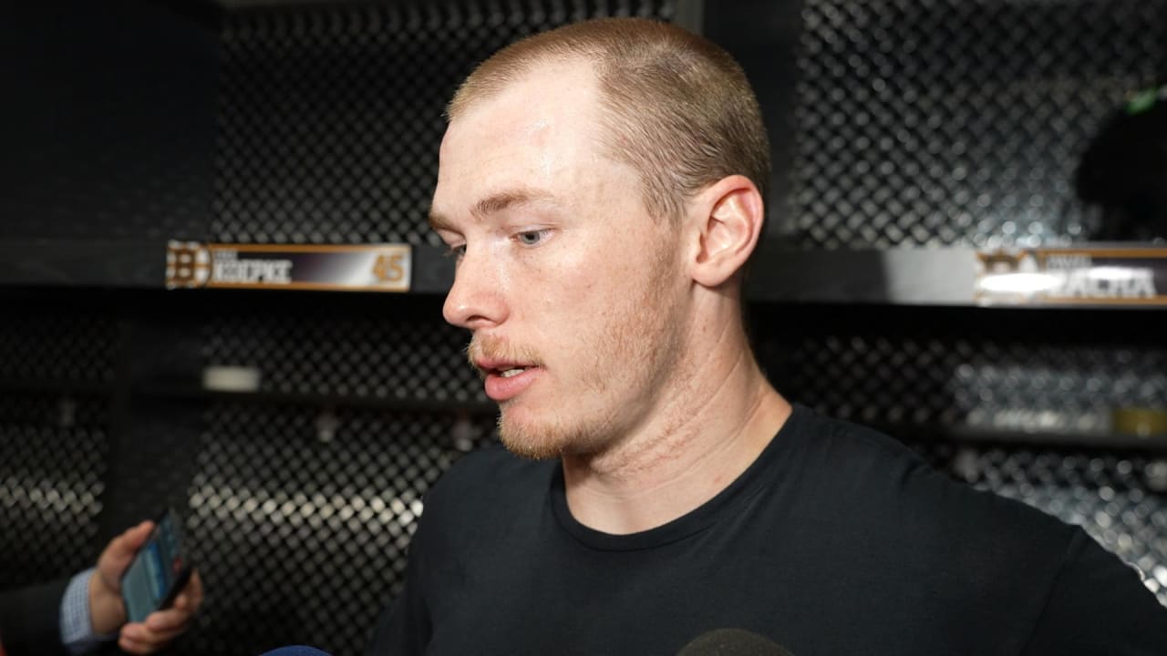 Locker Room Raw: Morgan Geekie | Boston Bruins
