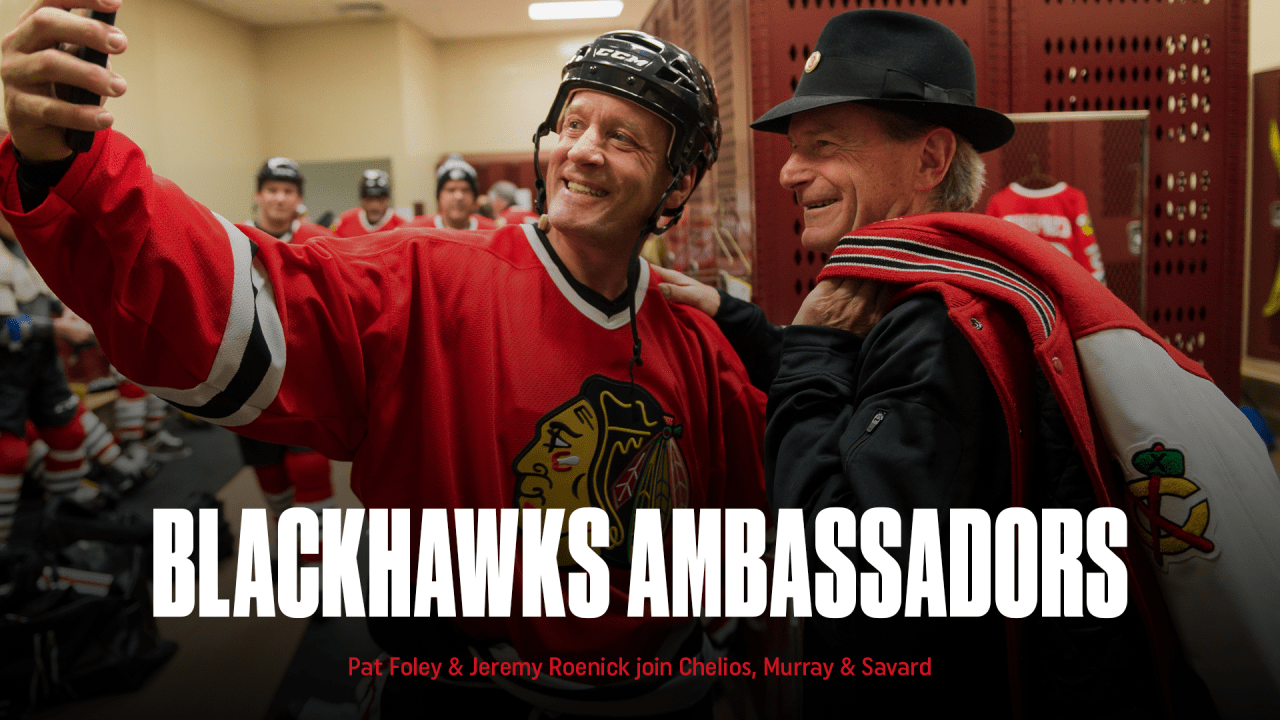 RELEASE: Pat Foley, Jeremy Roenick Named Blackhawks Ambassadors ...