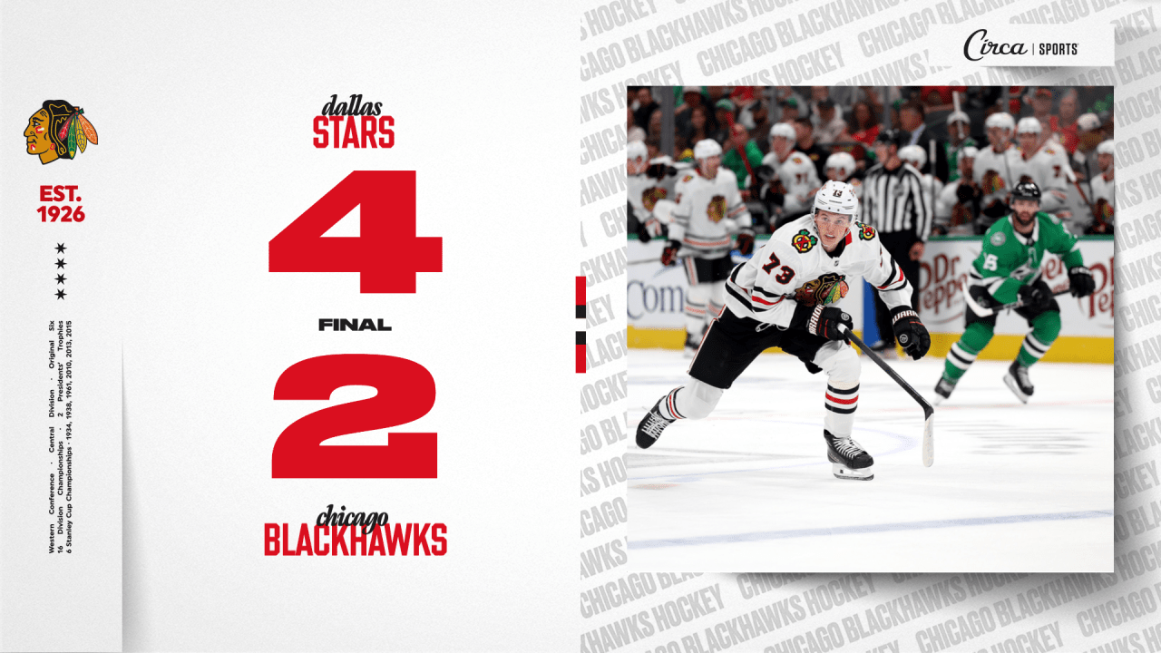RECAP: Blackhawks Comeback Falls Short in Dallas | Chicago Blackhawks
