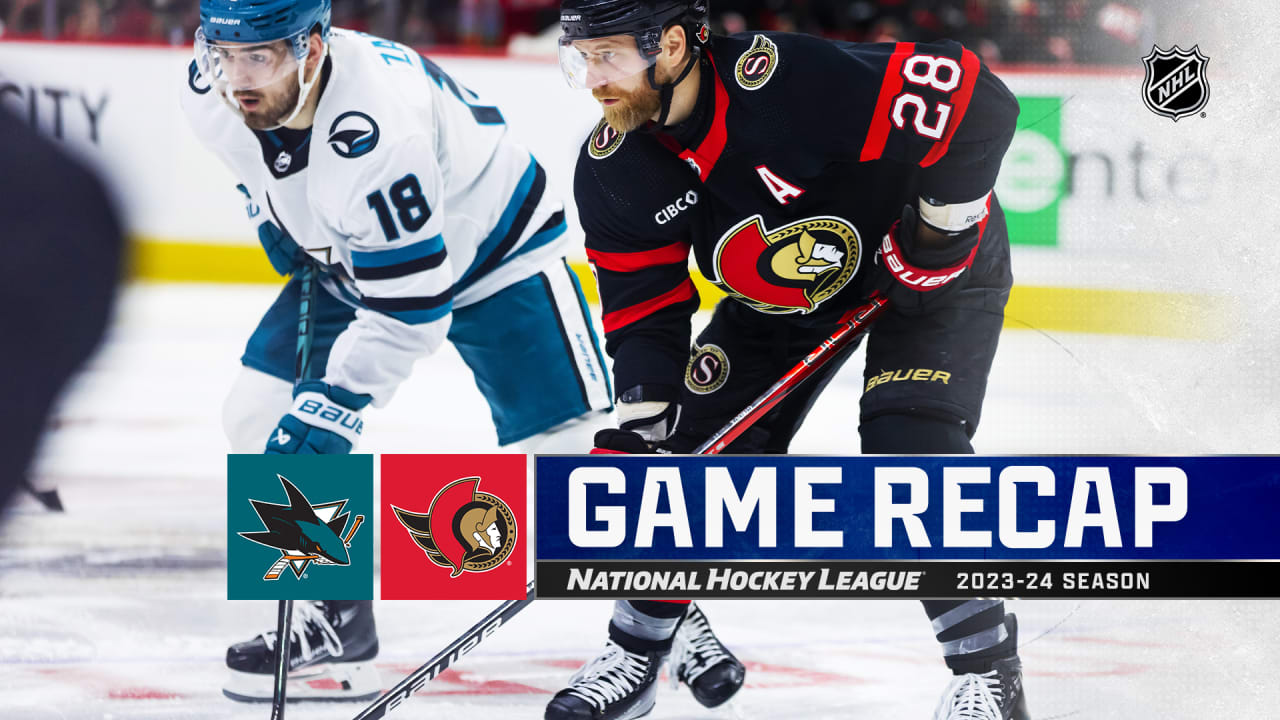Tarasenko scores with 5 seconds left, Senators defeat Sharks to end ...
