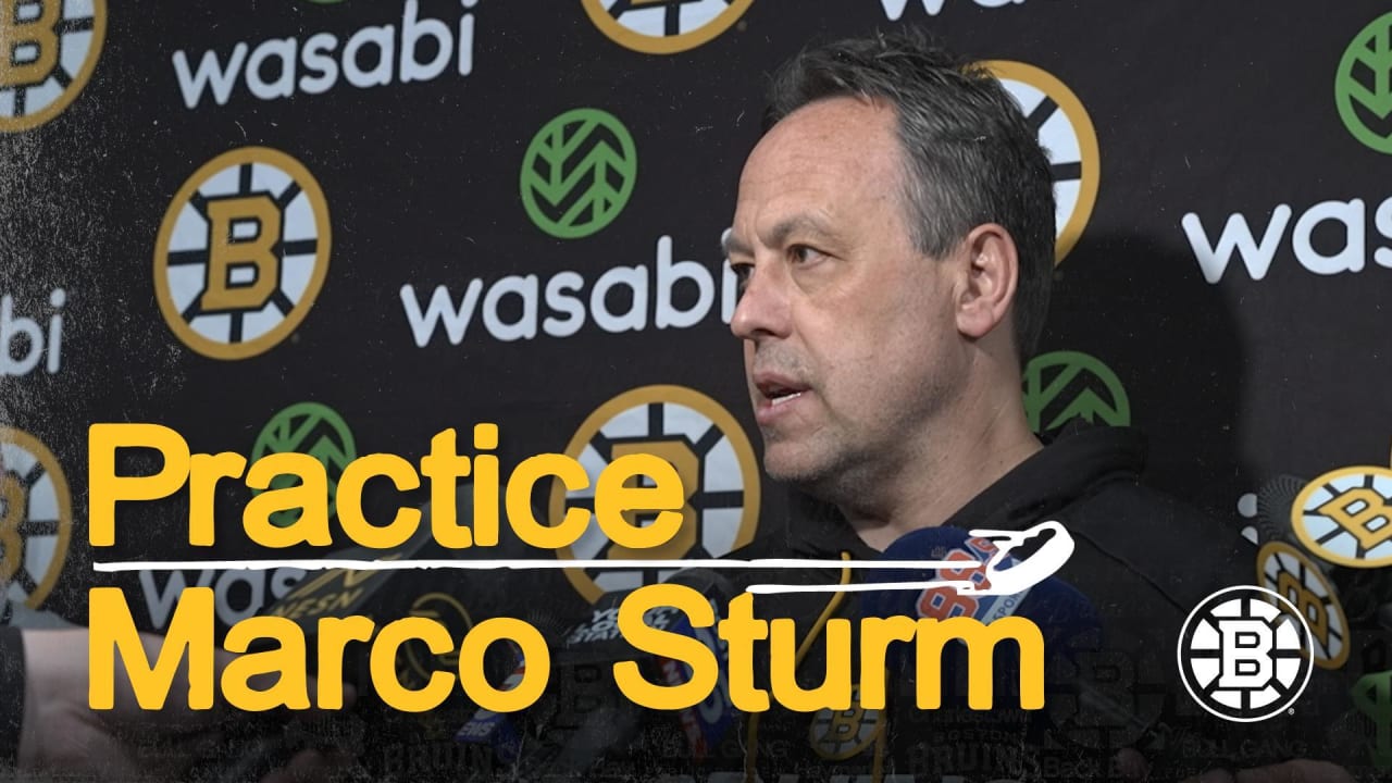 Press Room: Marco Sturm | Boston Bruins