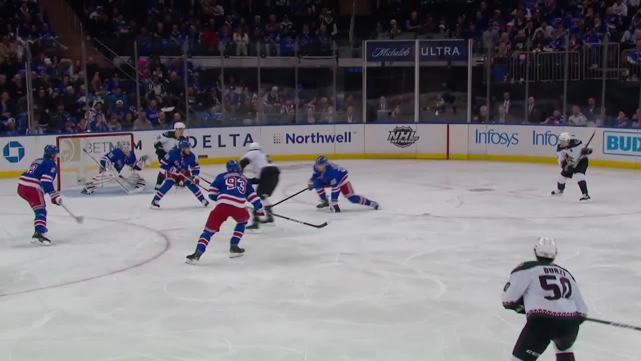 Clayton Keller with a Powerplay Goal vs. New York Rangers | NHL.com