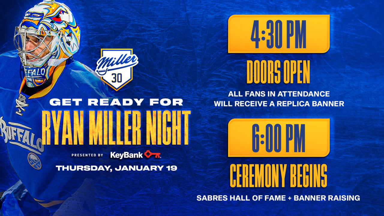 What to expect on Ryan Miller Night | Buffalo Sabres