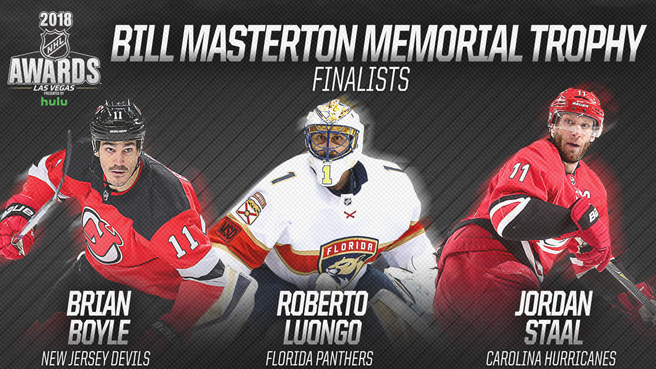 Masterton Trophy finalists unveiled | NHL.com