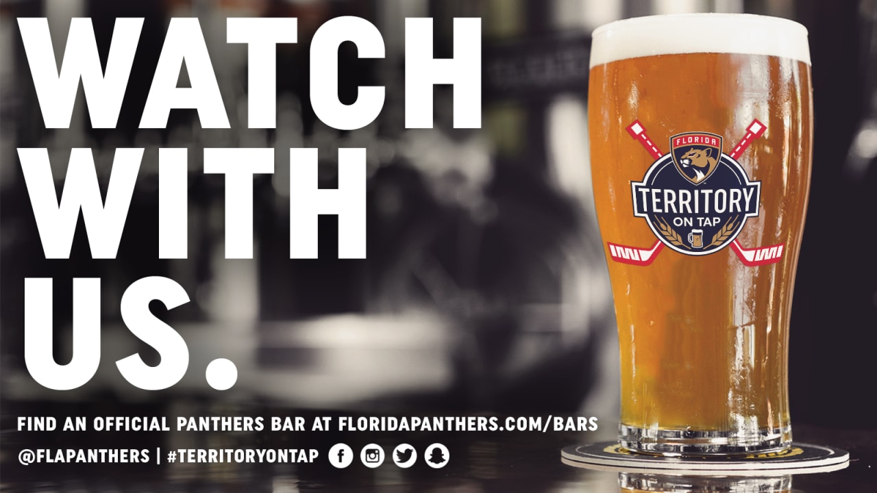 Florida Panthers Announce 'Territory on Tap' Bar Program | Florida Panthers