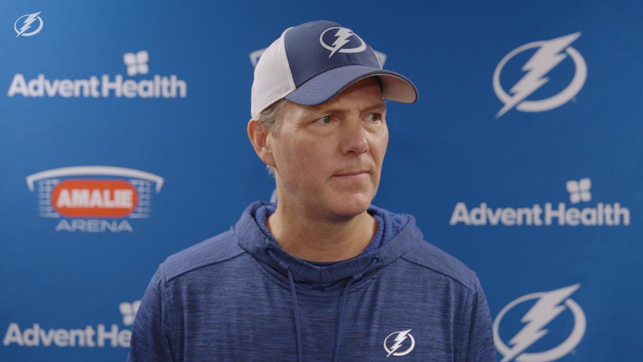 Jon Cooper | Pregame vs St. Louis Blues | Tampa Bay Lightning