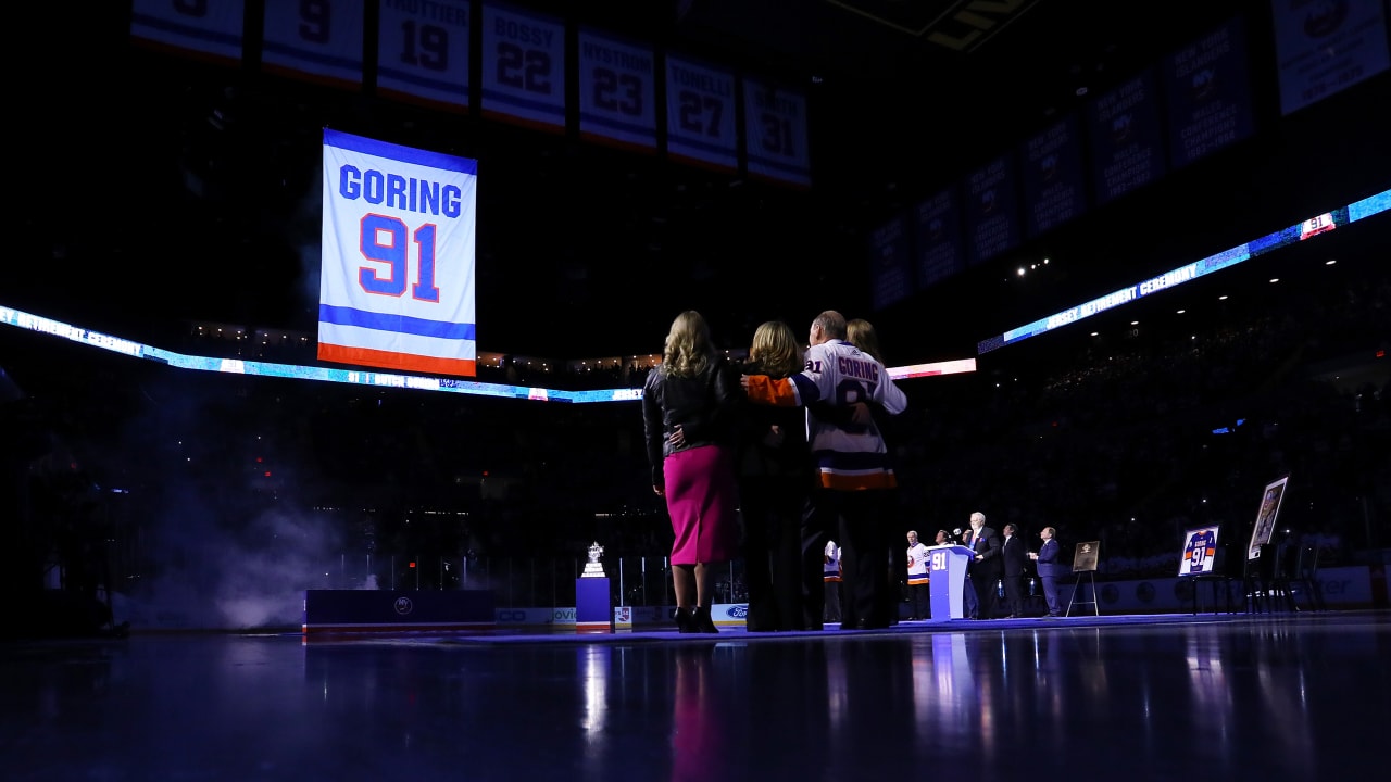 Goring's No. 91 retired by Islanders | NHL.com