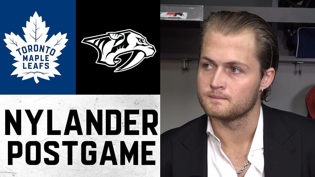 William Nylander | Post Game | Toronto Maple Leafs