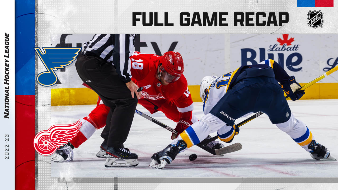 Recap: STL 4, DET 3 | St. Louis Blues