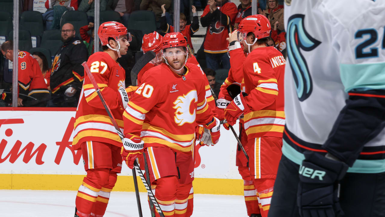 Photo Gallery - Flames vs. Kraken 30.09.24 | Calgary Flames