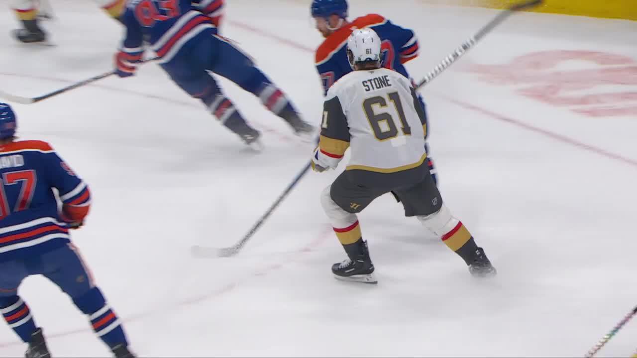 VGK@EDM: Barbashev scores goal against Stuart Skinner | Vegas Golden ...