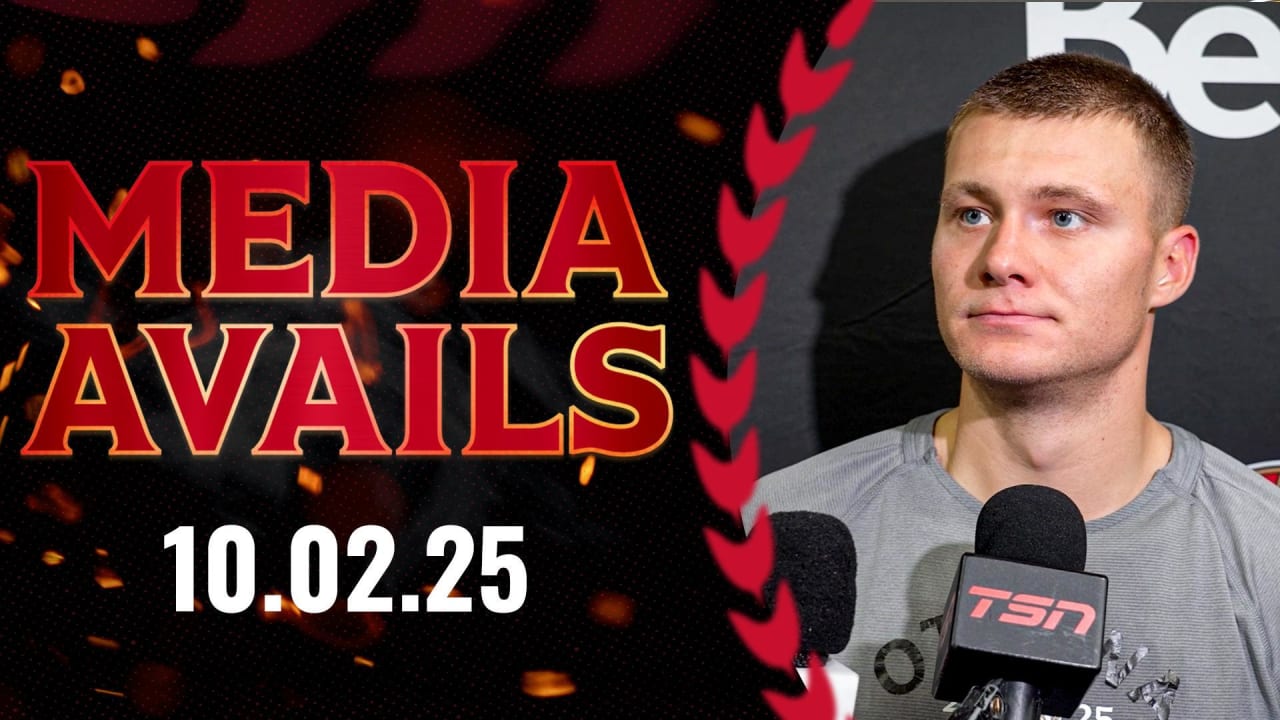 Tim Stützle Pregame Media vs STL | Ottawa Senators