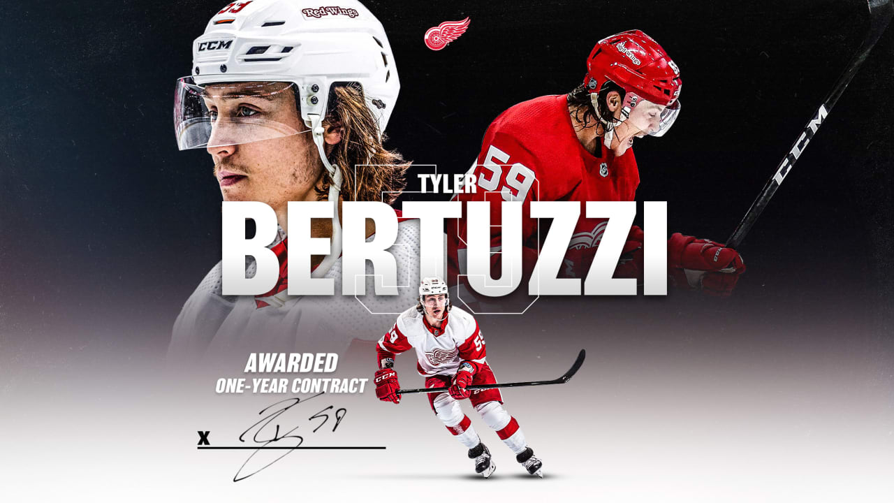 Tyler Bertuzzi awarded one-year contract | Detroit Red Wings