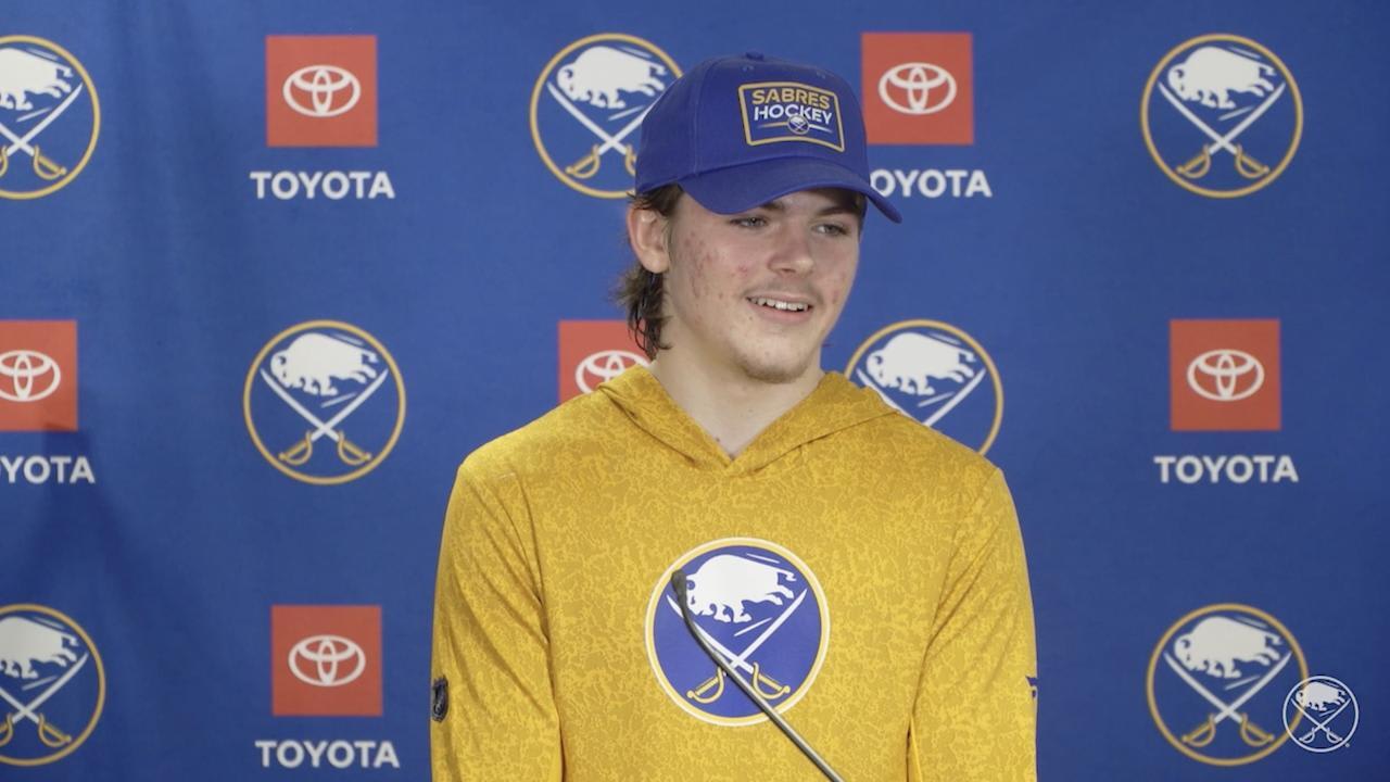 WATCH: Benson after practice | Buffalo Sabres