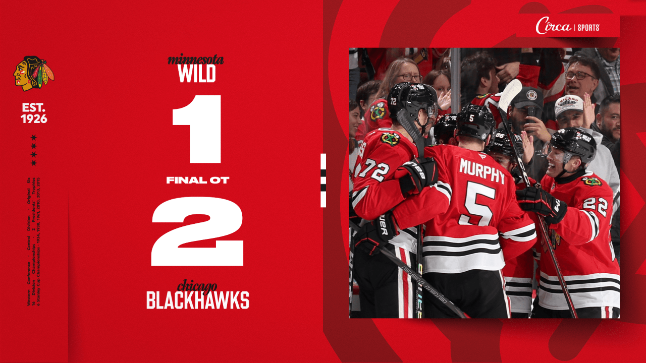 RECAP: Blackhawks Take Down Wild in OT | Chicago Blackhawks