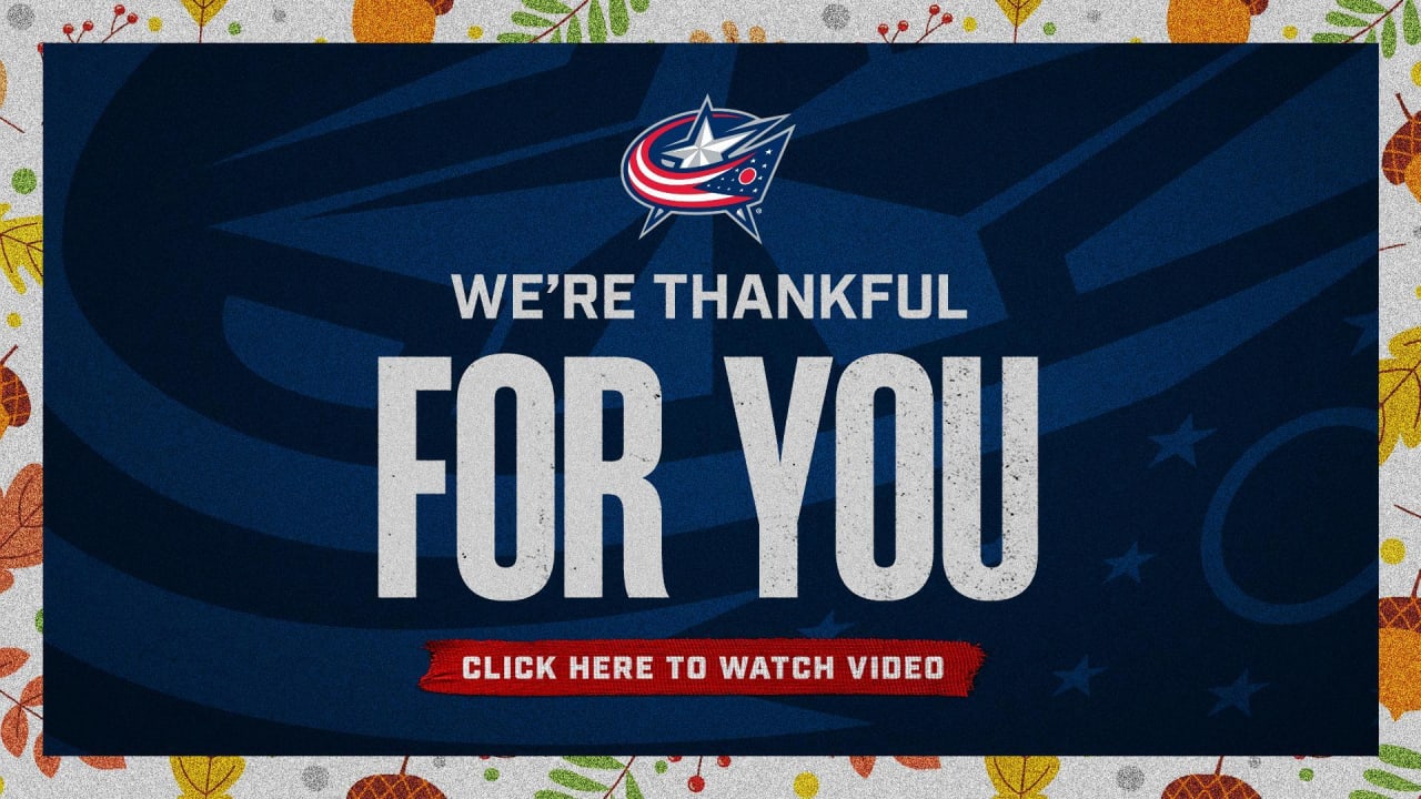 Happy Thanksgiving from Blue Jackets President of Hockey Operations and ...