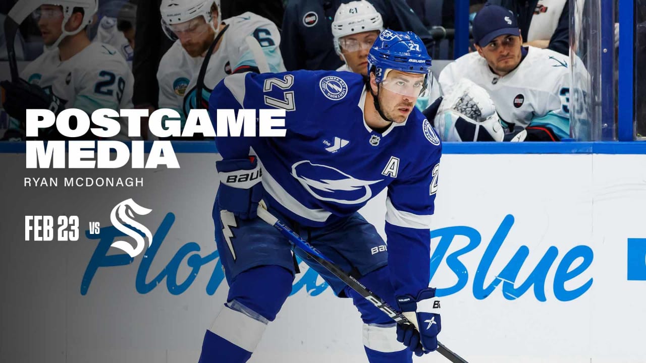 Ryan McDonagh | Postgame vs Seattle | Tampa Bay Lightning