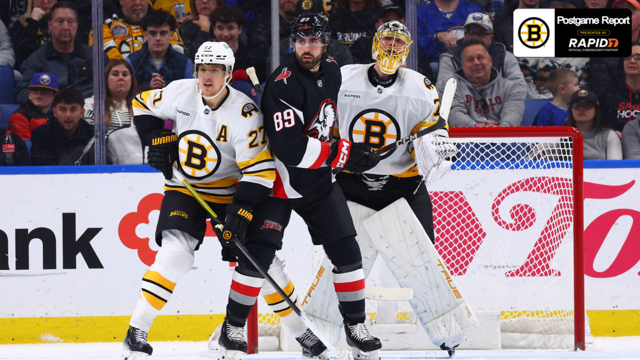 Bruins Fall 4-1 in Buffalo, ‘We Have to Move Forward’ | Boston Bruins