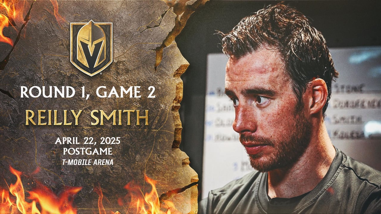 Round 1, Game 2 | Reilly Smith Postgame | Vegas Golden Knights