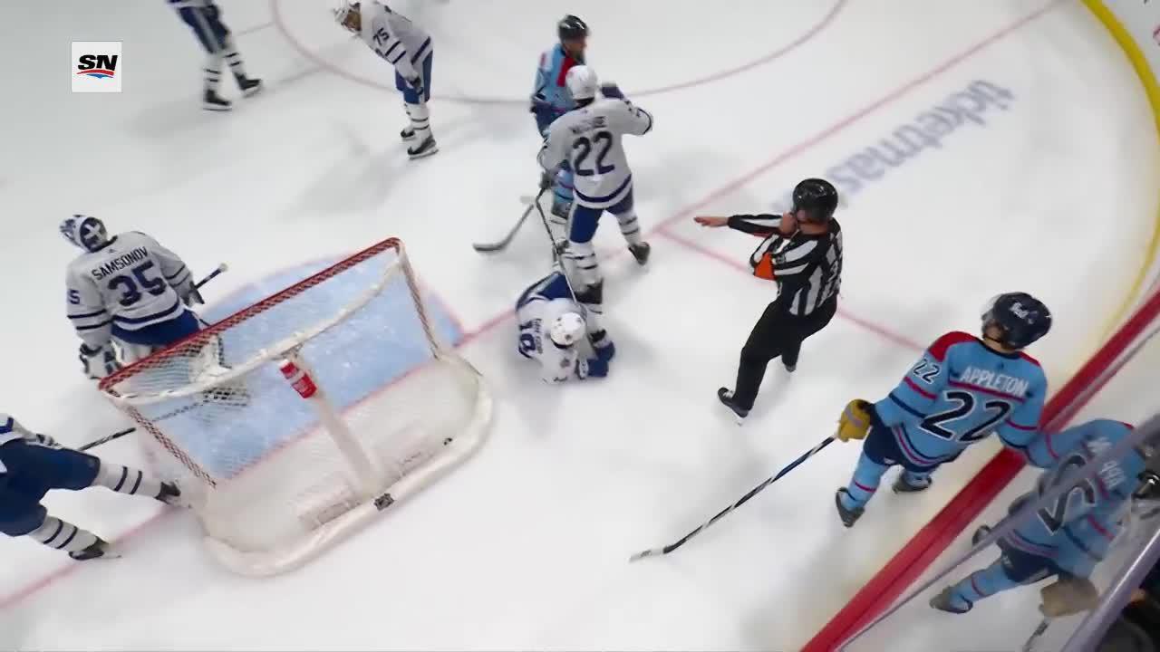 TOR@WPG: Appleton scores goal against Ilya Samsonov | NHL.com