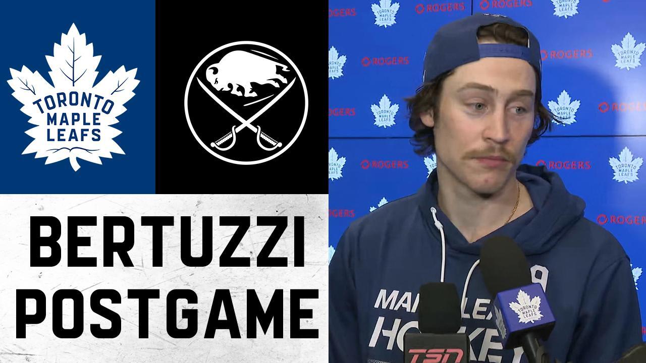 Tyler Bertuzzi | Post Game | Toronto Maple Leafs