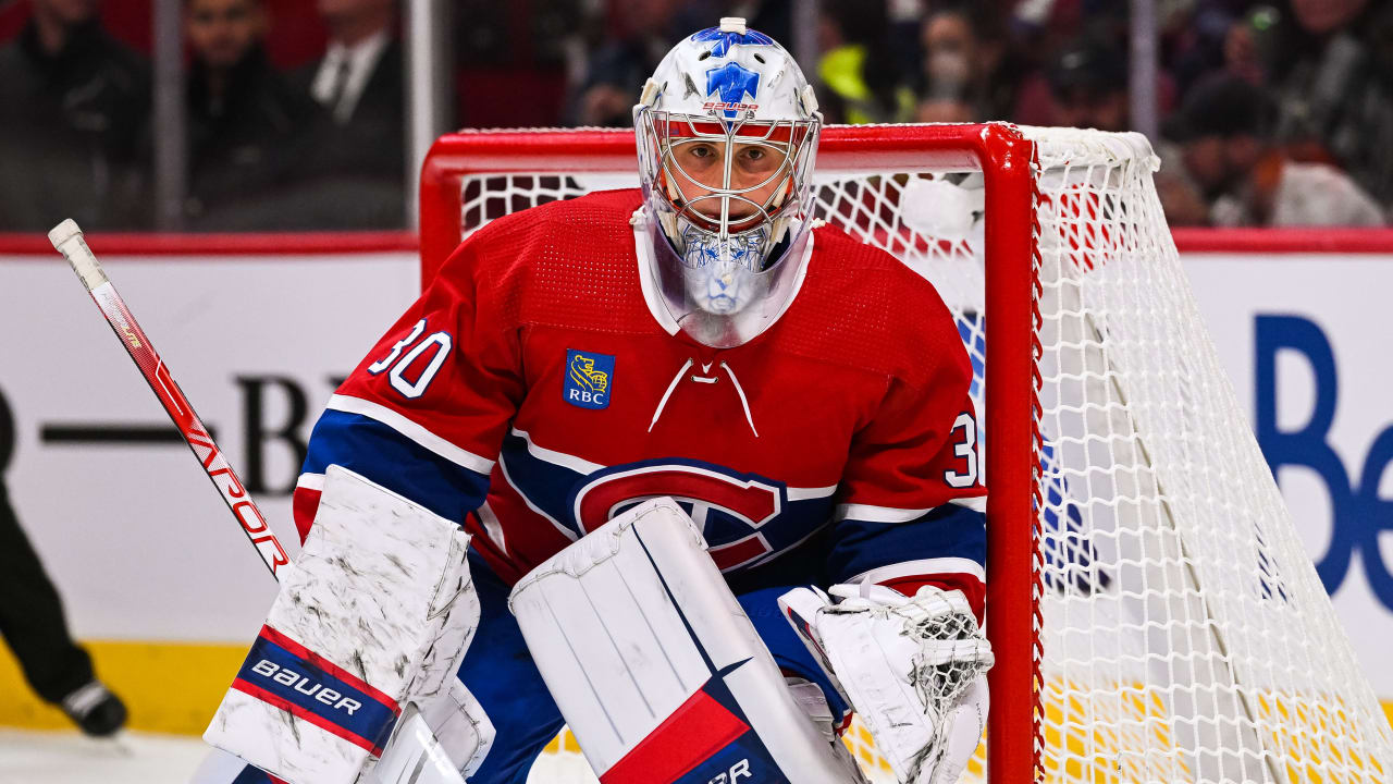 Cayden Primeau rappelé du Rocket de Laval | Canadiens de Montréal