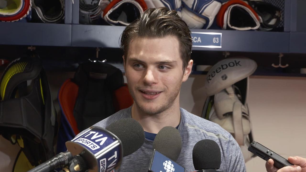 Après-match c.OTT: Matthew Peca | Canadiens de Montréal