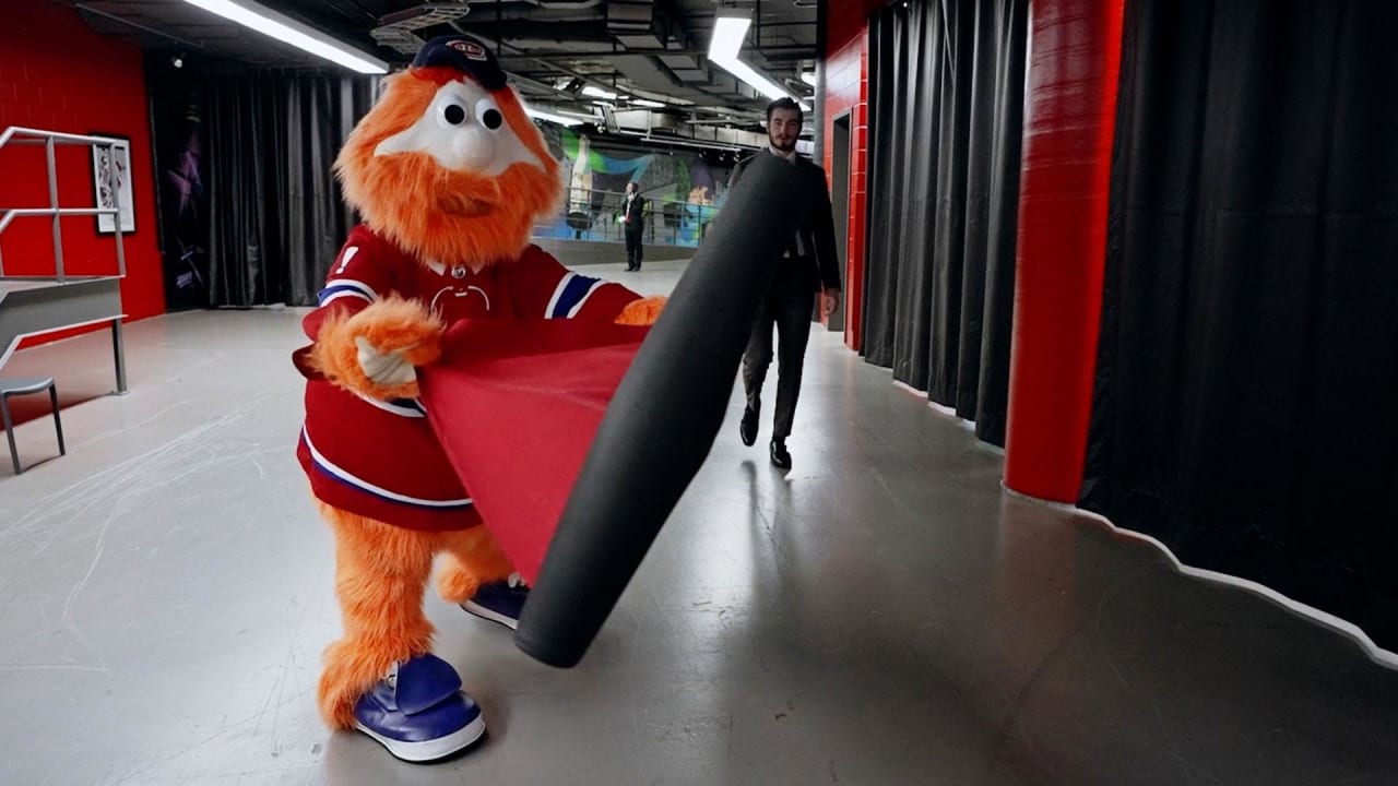Youppi! rolls out red carpet | Montréal Canadiens