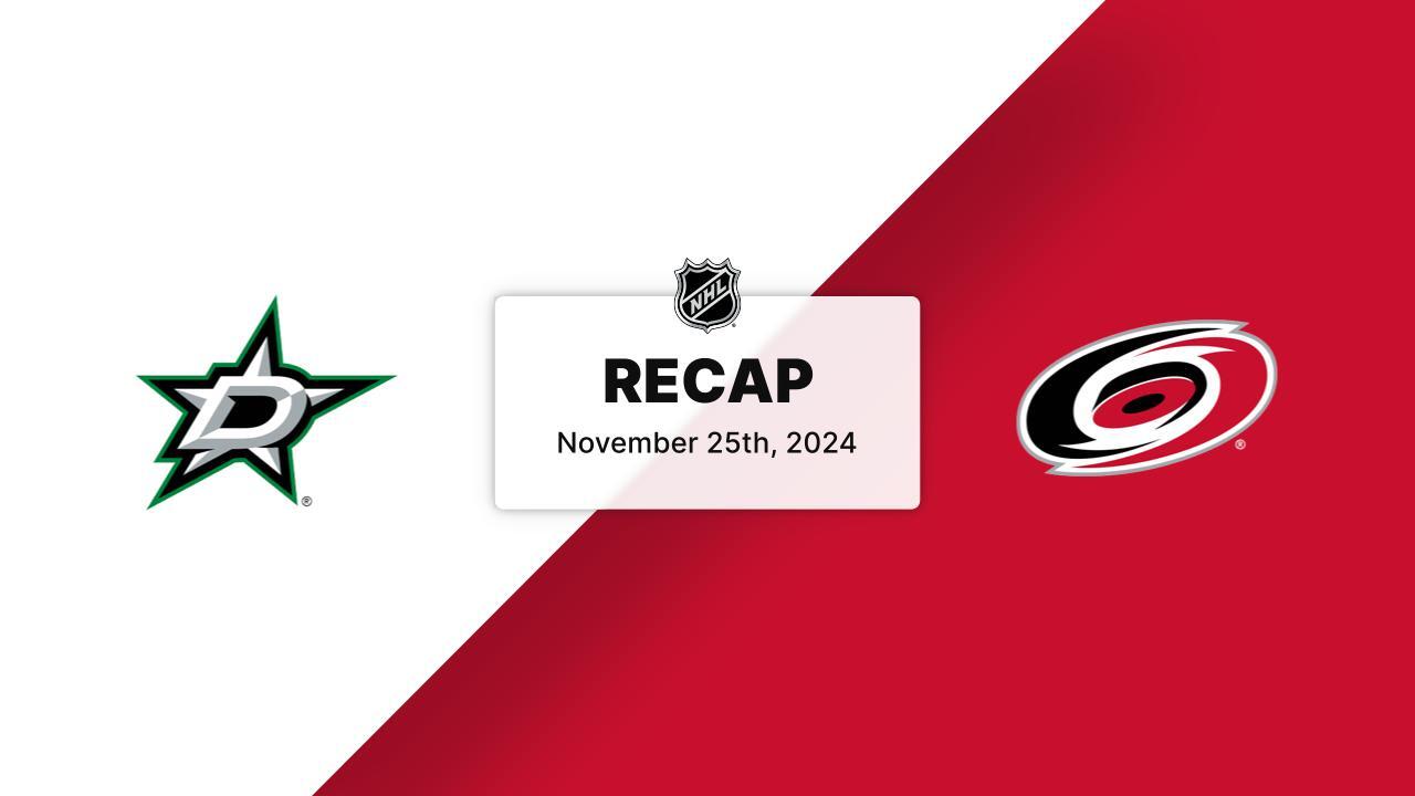 DAL at CAR | Recap | Dallas Stars