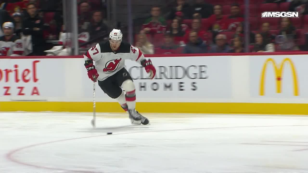 NJD@OTT: Cotter scores goal against Linus Ullmark | New Jersey Devils