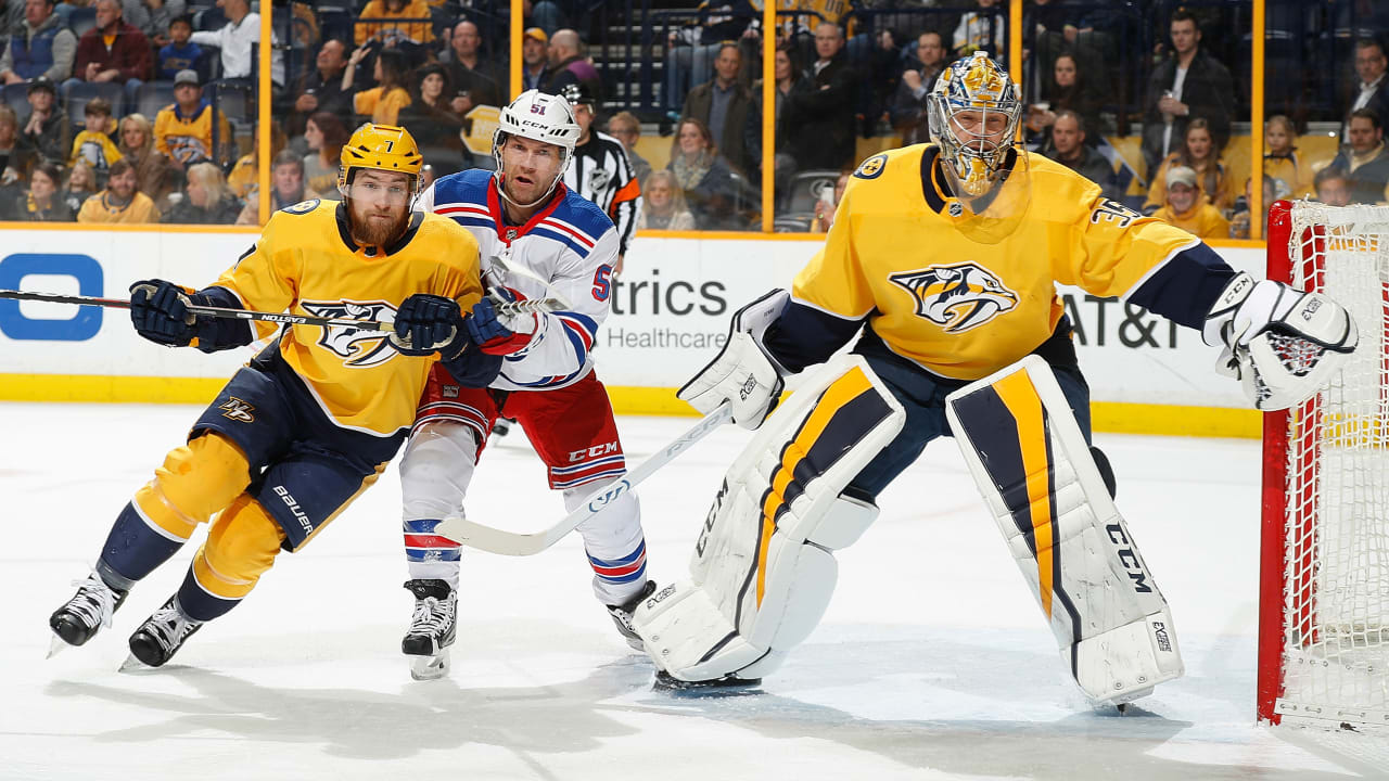 Rinne wins seventh in row, Predators top Rangers | NHL.com