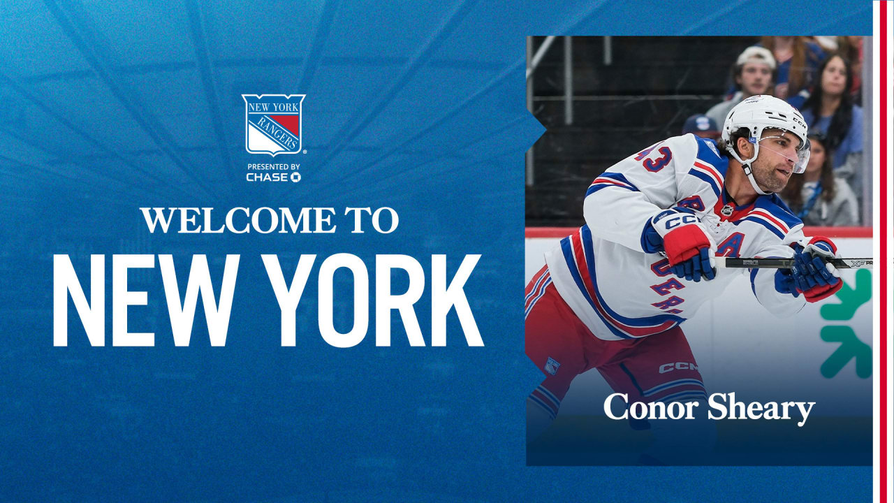 Rangers Agree to Terms with Conor Sheary | New York Rangers