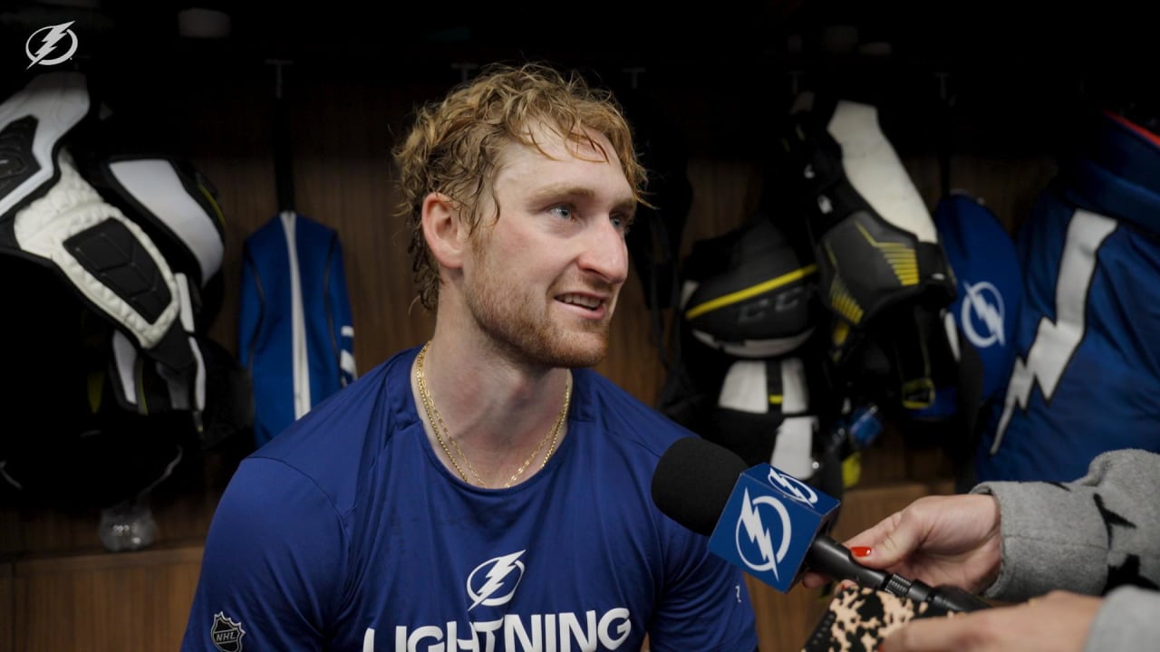 JJ Moser | Pregame at Carolina Hurricanes 9.22.25 | Tampa Bay Lightning