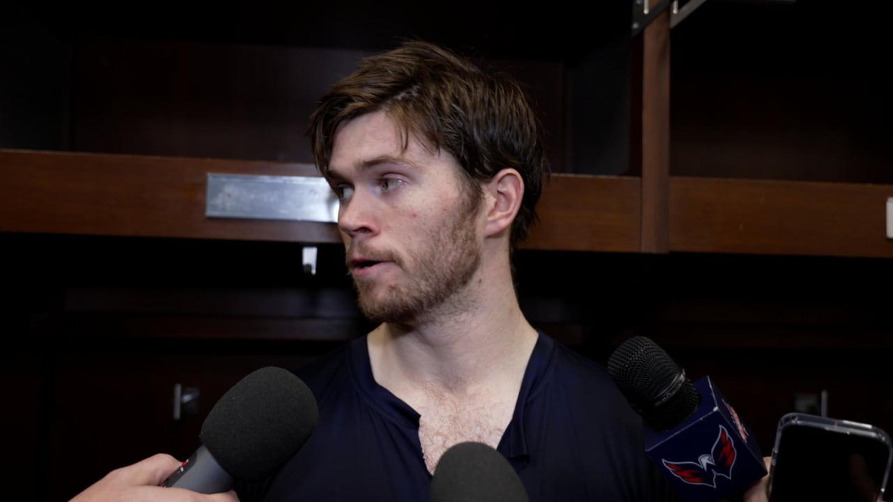 Connor McMichael | Postgame | Washington Capitals